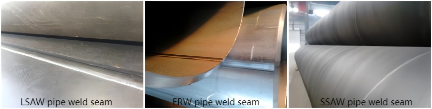 Seamless, ERW, LSAW and SSAW Pipes: Differences and how to order